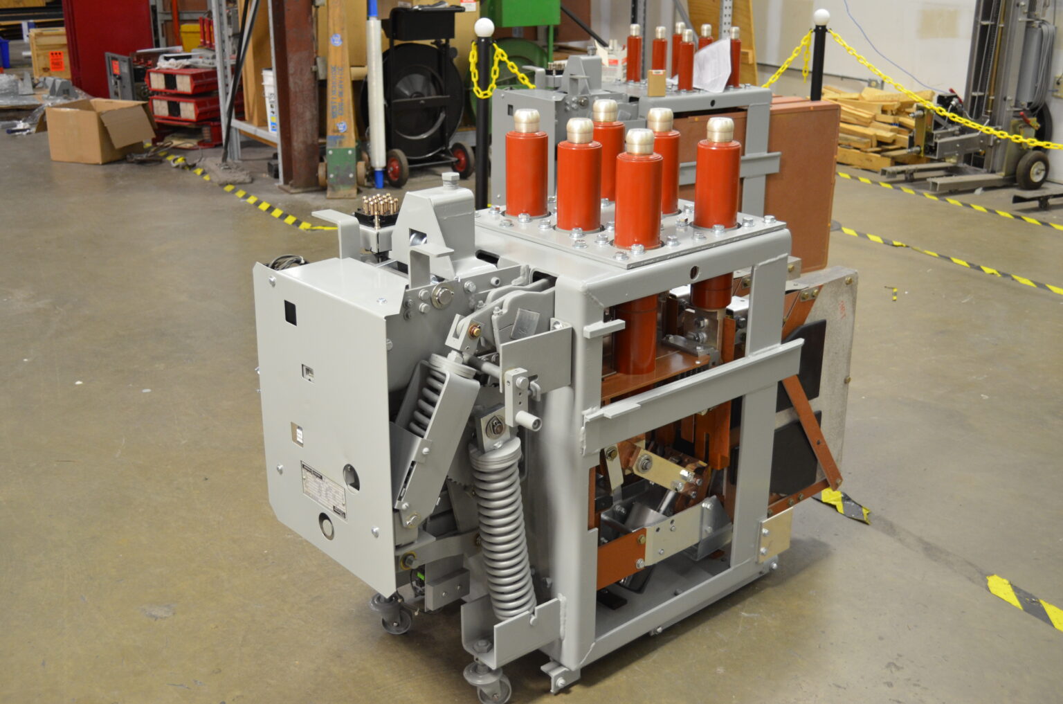 Complete disassembly and rebuild of GE Magneblast circuit breakers